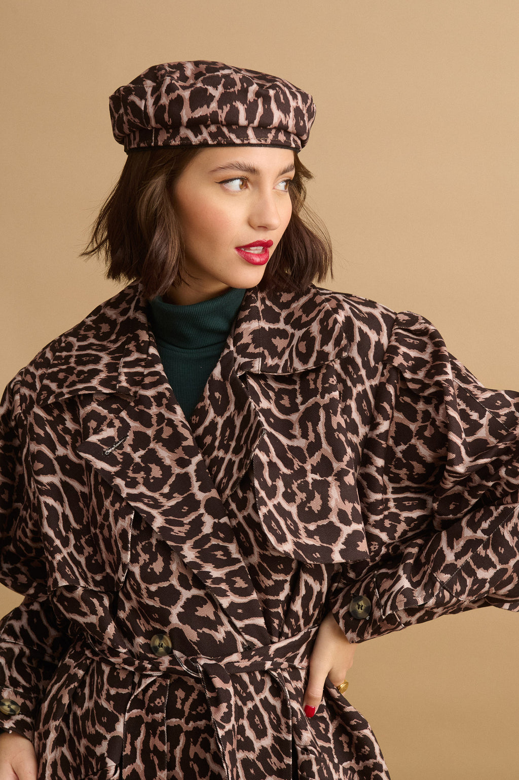 Dolores Beret (Leopard) – Karavan Clothing